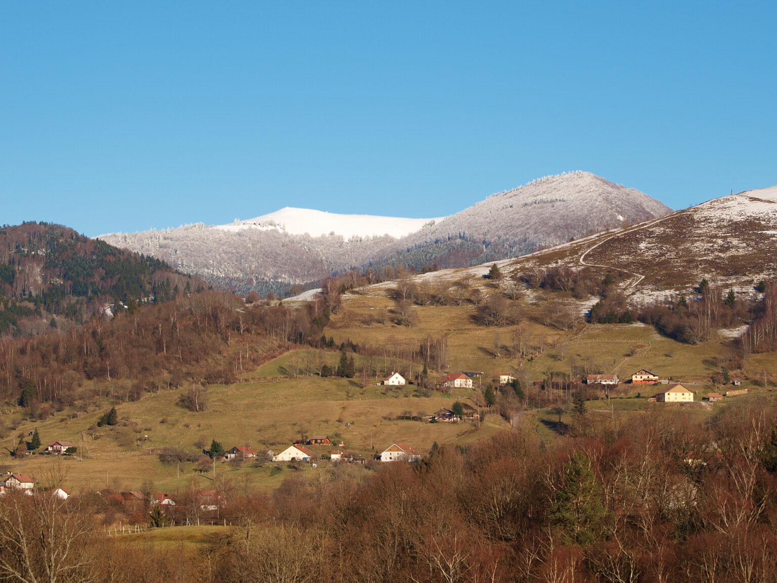 Bussang, village situé au coeur des Vosges dans la région Grand Est